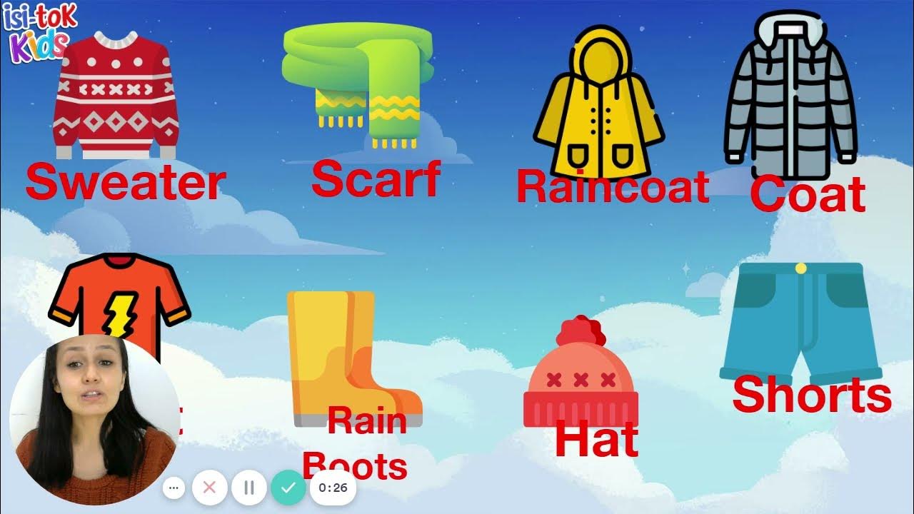 Ropa en Ingles y español | estaciones del año en ingles y español ...