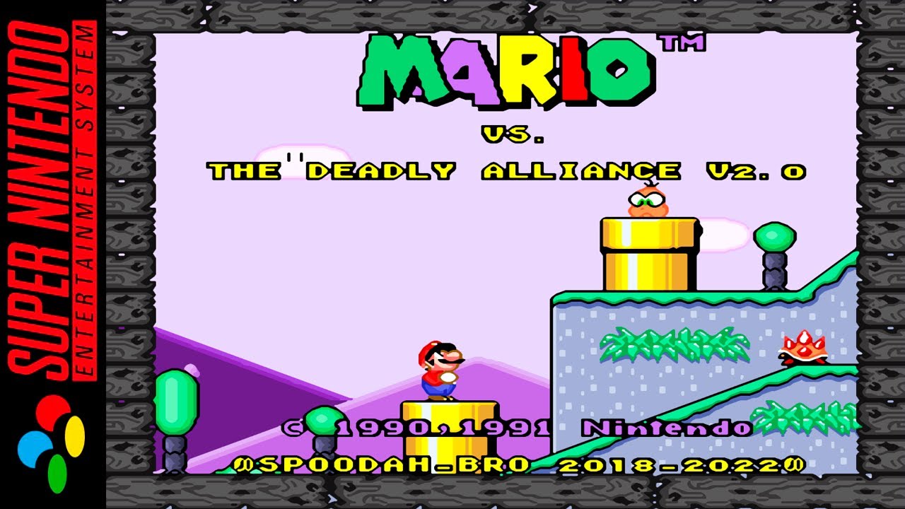 Super Mario World: Mario Vs The Deadly Alliance - Hack Very Hard -Super ...