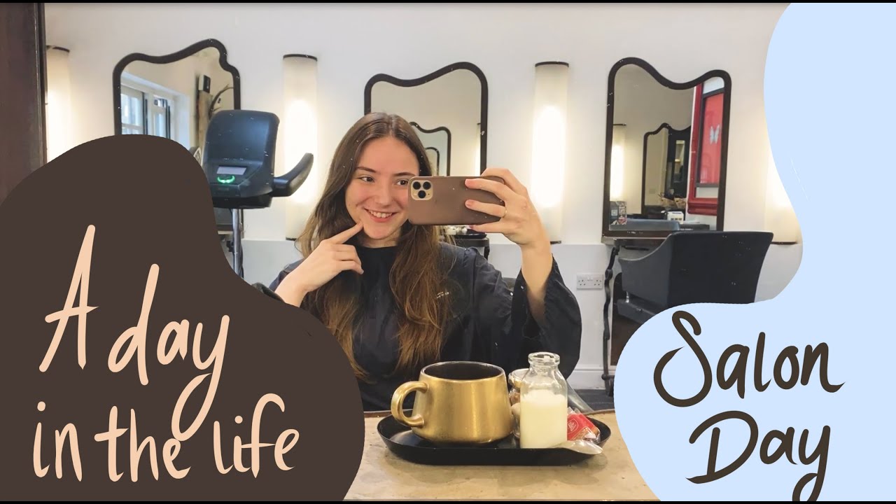 A DAY IN THE LIFE -- Come to the salon with me - YouTube