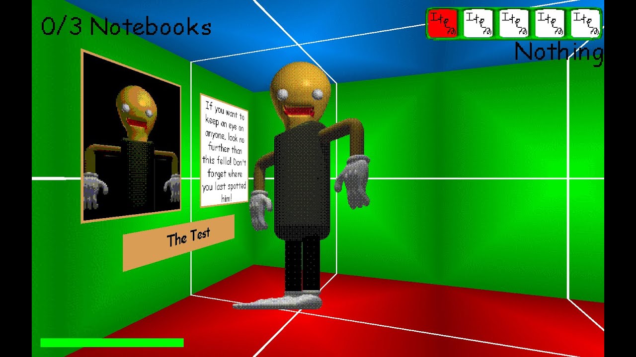 Baldi's Basics Plus. Epi 1. Rare Encounter With a Rare Character - YouTube