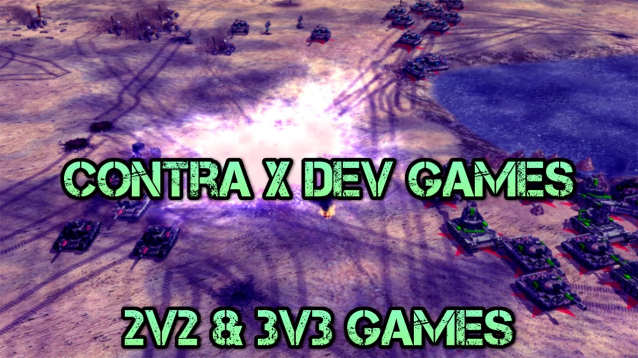 C&C Generals Contra X Developer Build Games #35 - 2v2 & 3v3 Teamgames ...