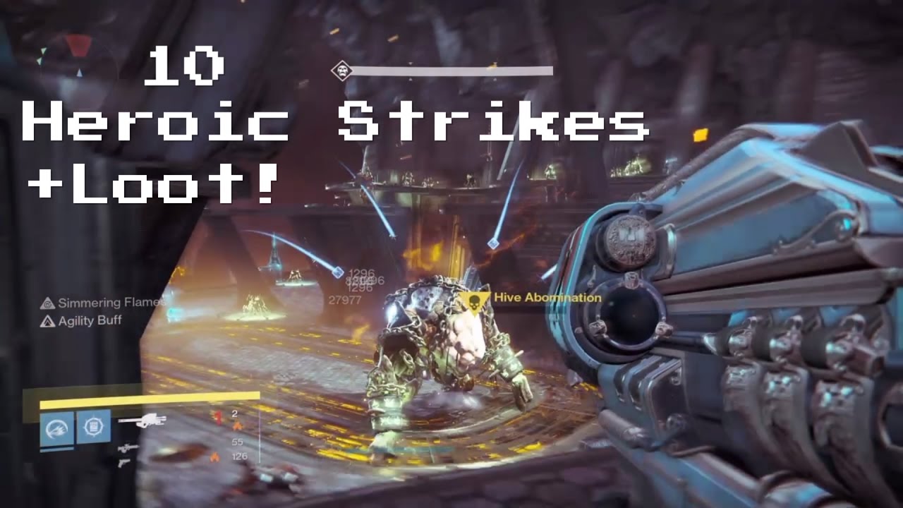 Destiny: 10 Heroic Strikes + Loot!, #13 - YouTube