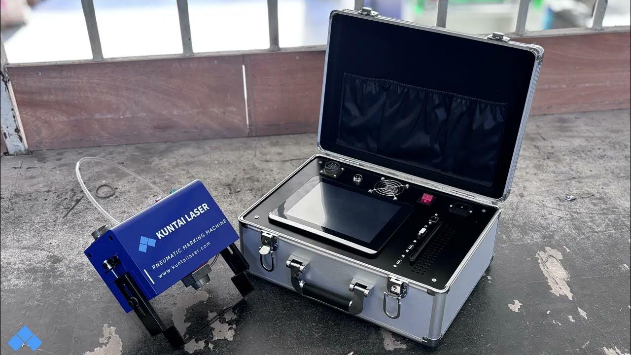KT PB Pneumatic Marking Machine - Direction of Use - Kuntai Laser - YouTube