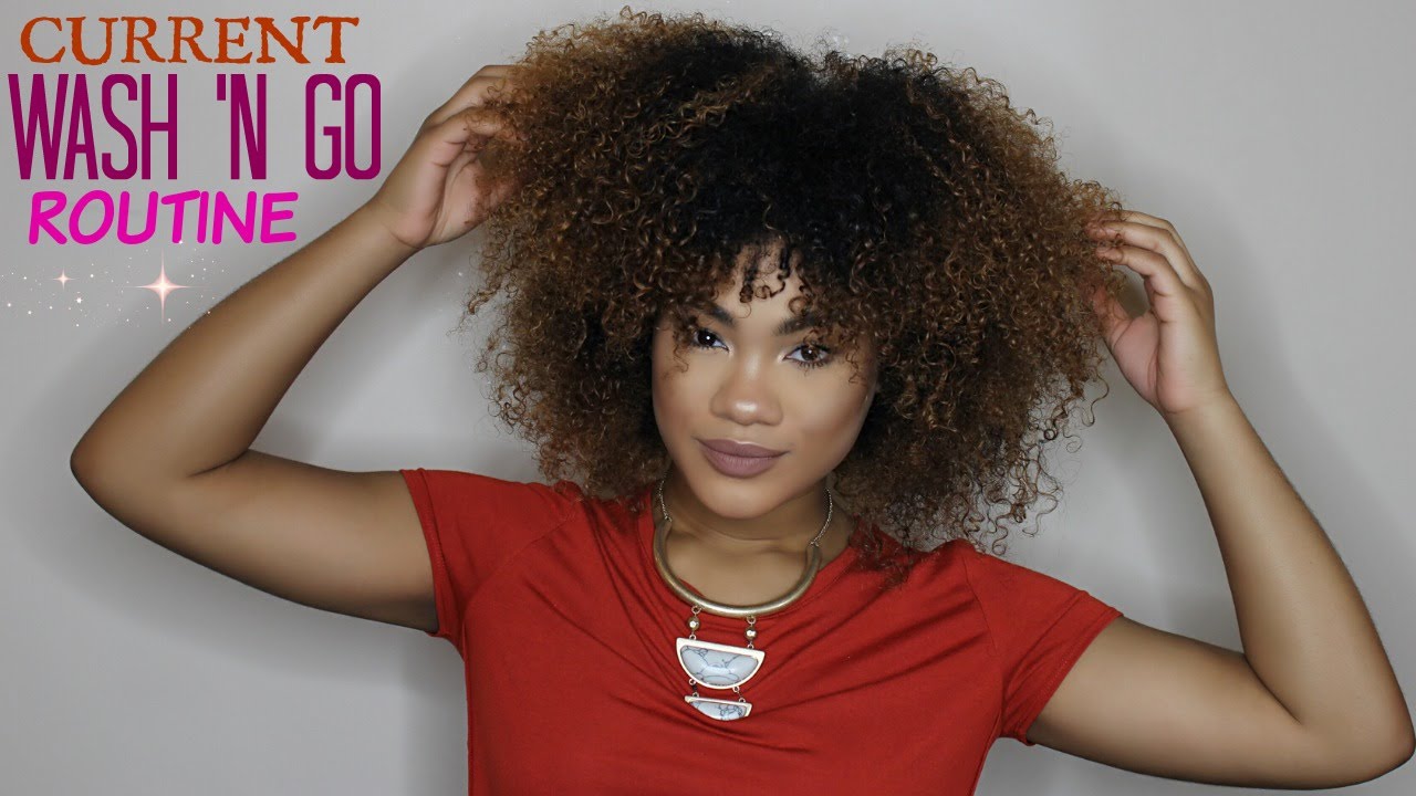 Natural Hair | Wash 'N Go Routine for Super DEFINED Curls ...