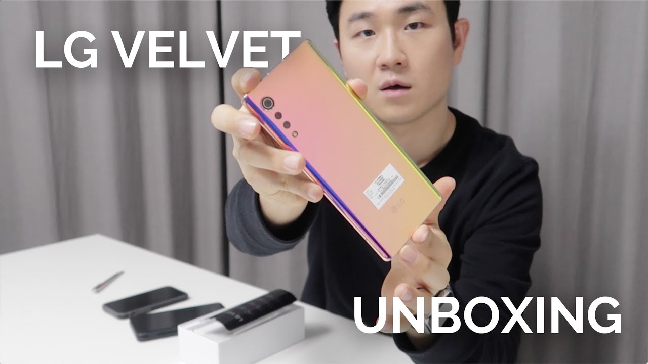 LG Velvet Unboxing - YouTube