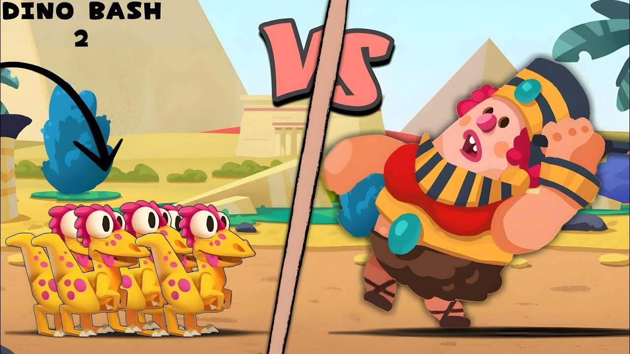 Snappy vs Tank Caveman fight Dino Bash 2 Travel Through time gameplay - YouTube