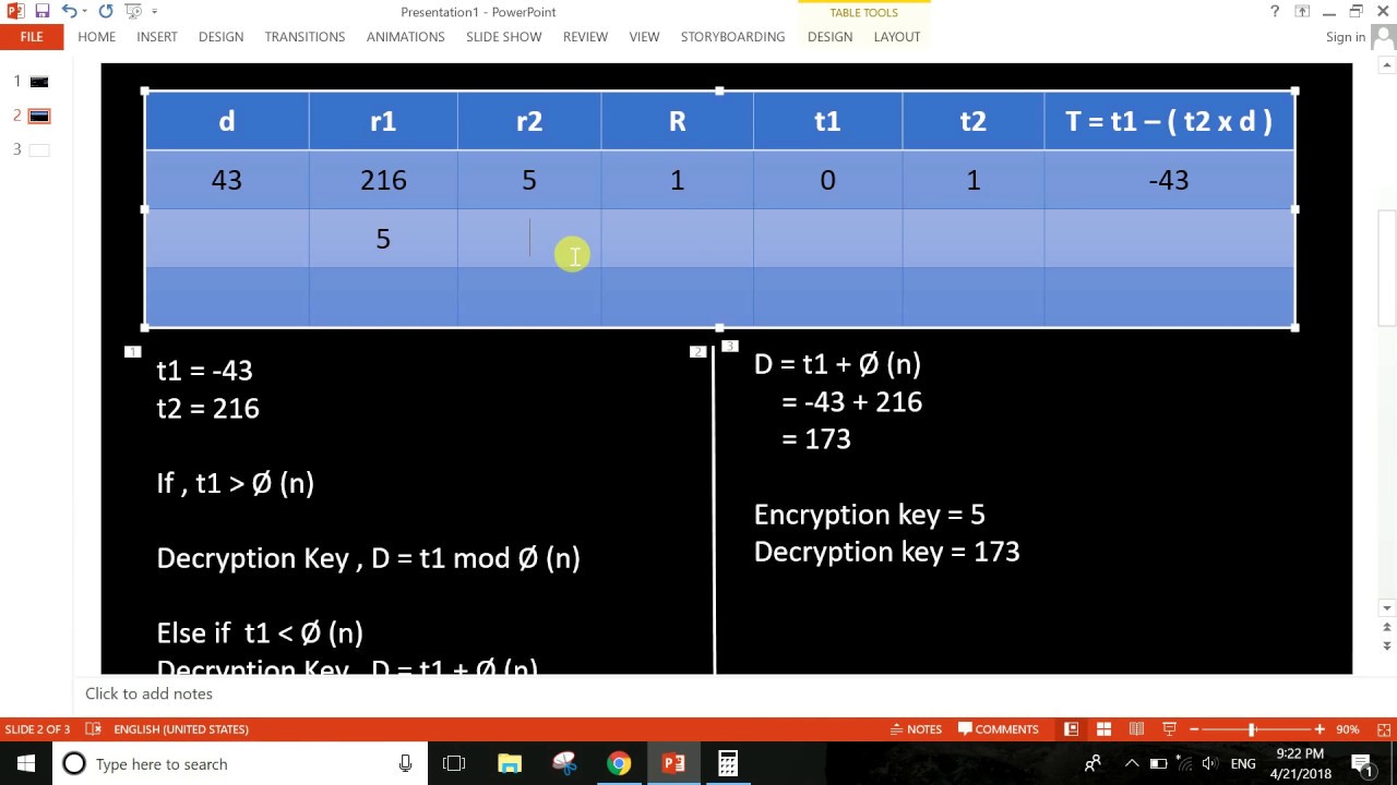Find out the Encryption and Decryption key of RSA in BANGLA - YouTube