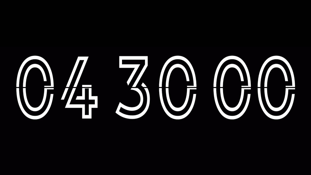 4 hours 30 minute timing, Timer & alarm flip clock. - YouTube