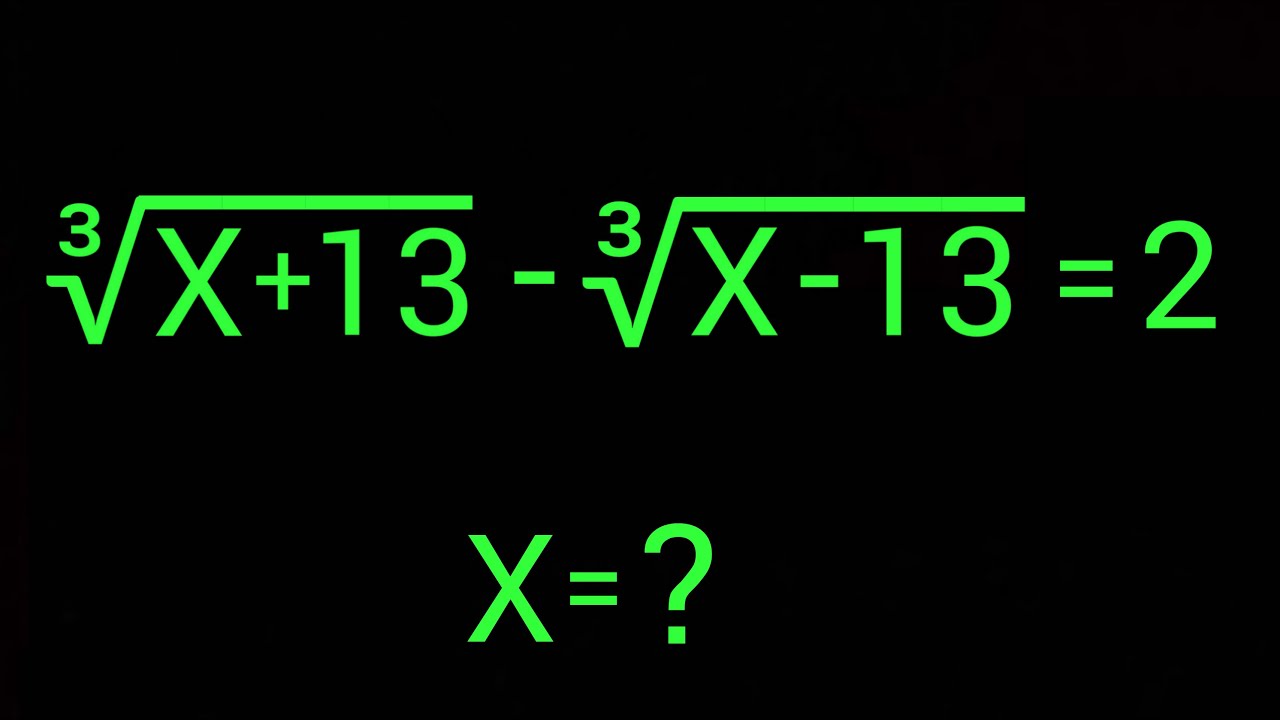 China | Can you solve this? | A Nice Math Olympiad Algebra Problem ...
