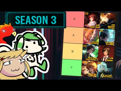 Heb's Controversial Limbus Company Season 3 ID Tier List - YouTube