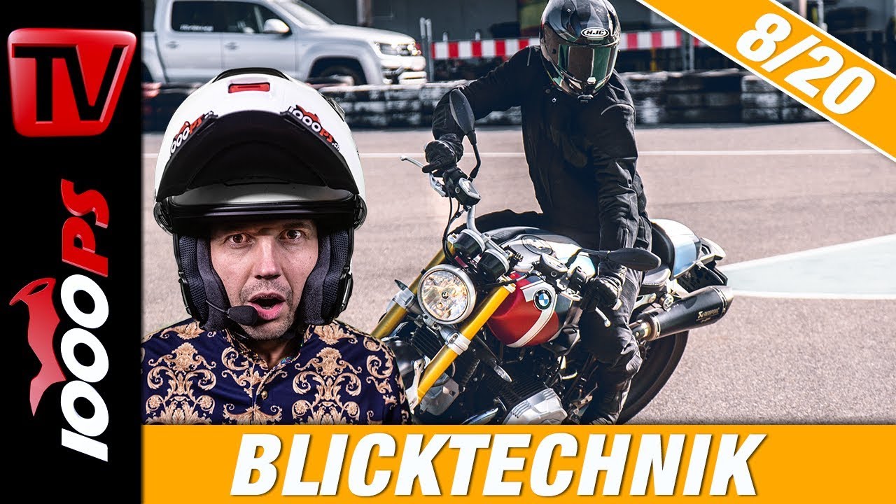 Video: Die richtige Blicktechnik beim Motorradfahren - Motorrad fahren ...