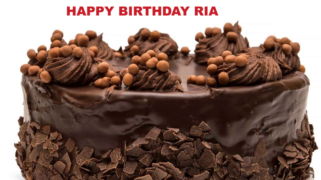 Ria Birthday Song - Cakes Pasteles - Happy Birthday RIA - YouTube