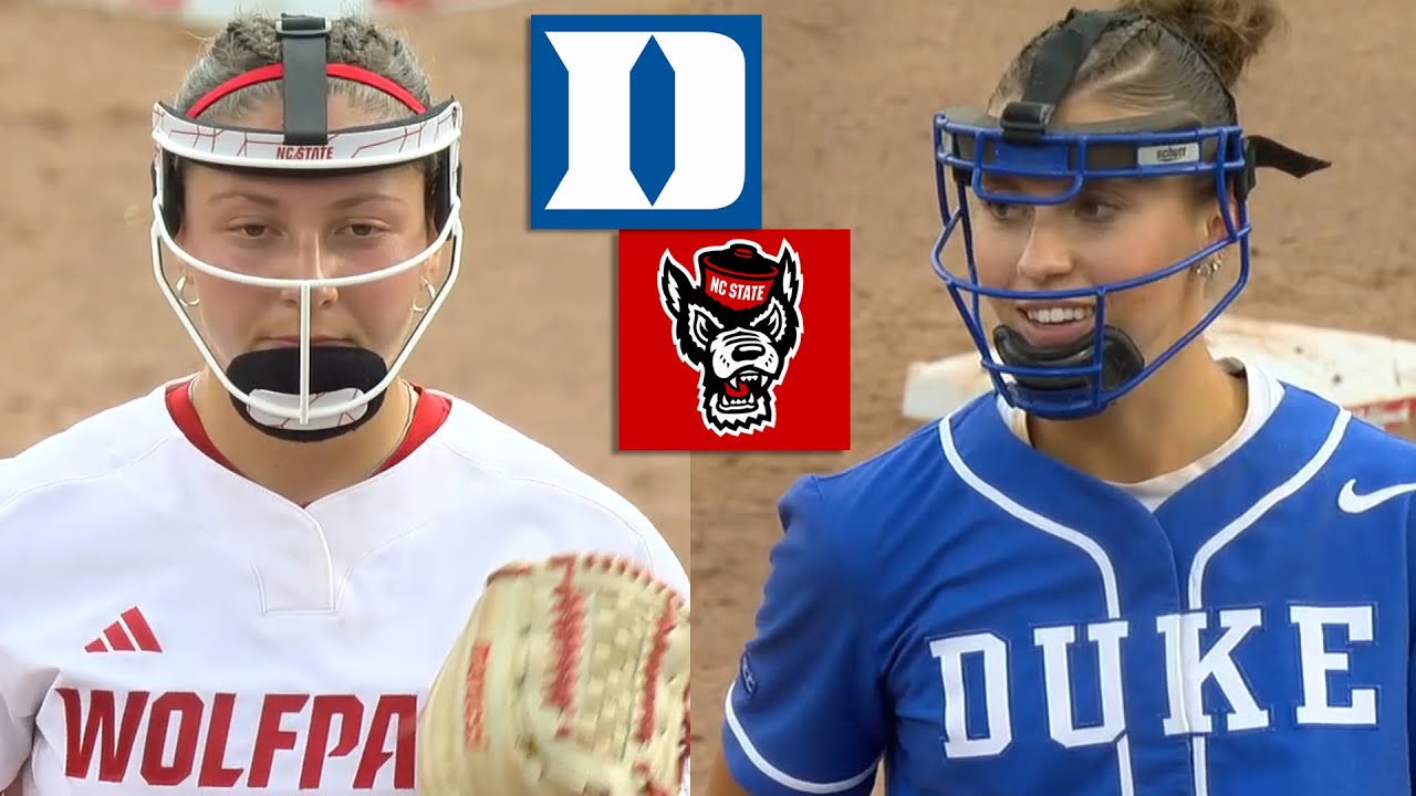 #18 Duke vs NC State Women's College Softball Highlights Full Game ...