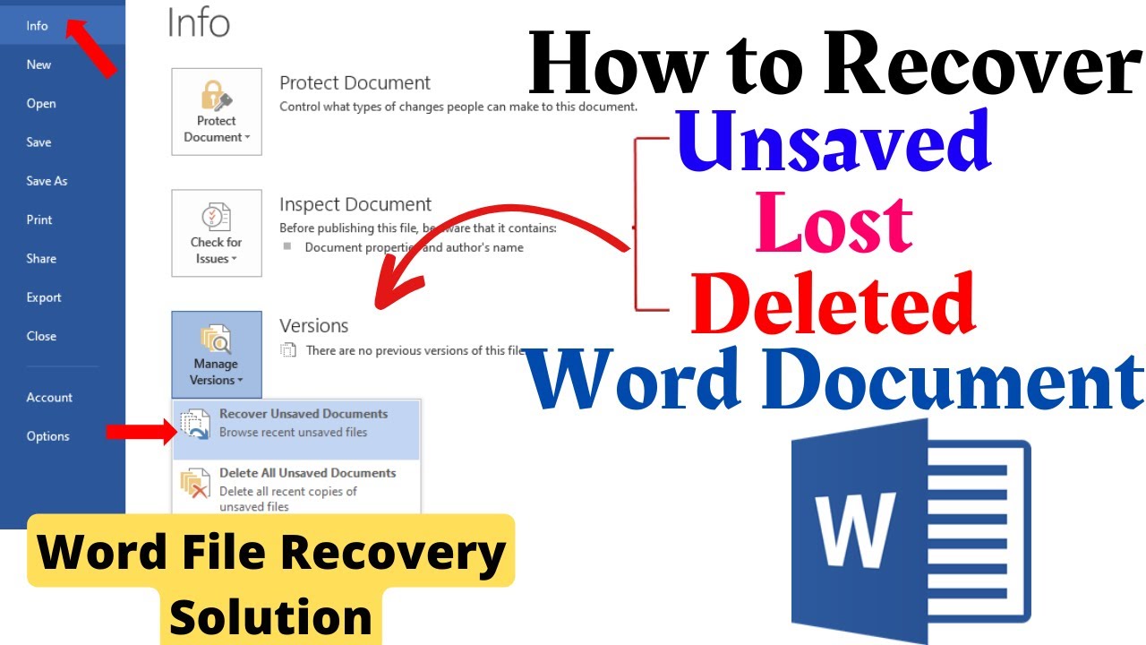 How To Recover Unsaved Deleted Lost MS Word Document Restore how-to-recover-unsaved-deleted-lost-ms-word-document-restore