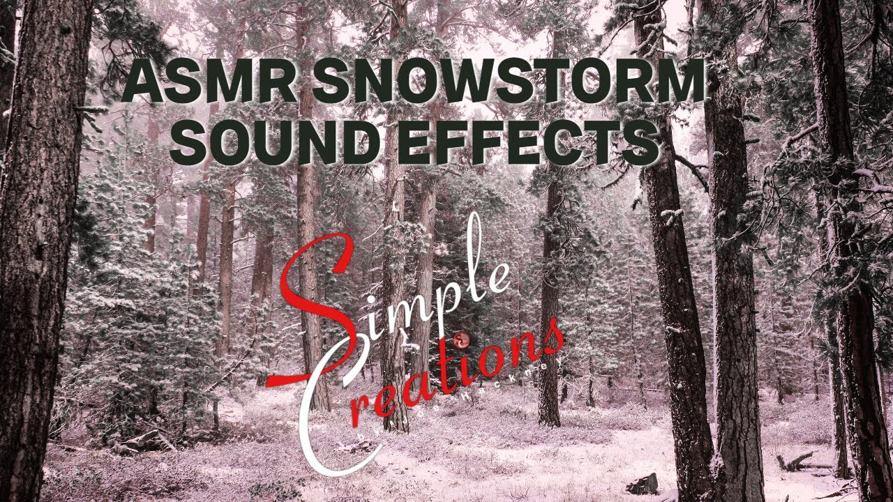 Free No Copyright ASMR Winter Snowstorm & Wind Sound Effects, Relaxing ...