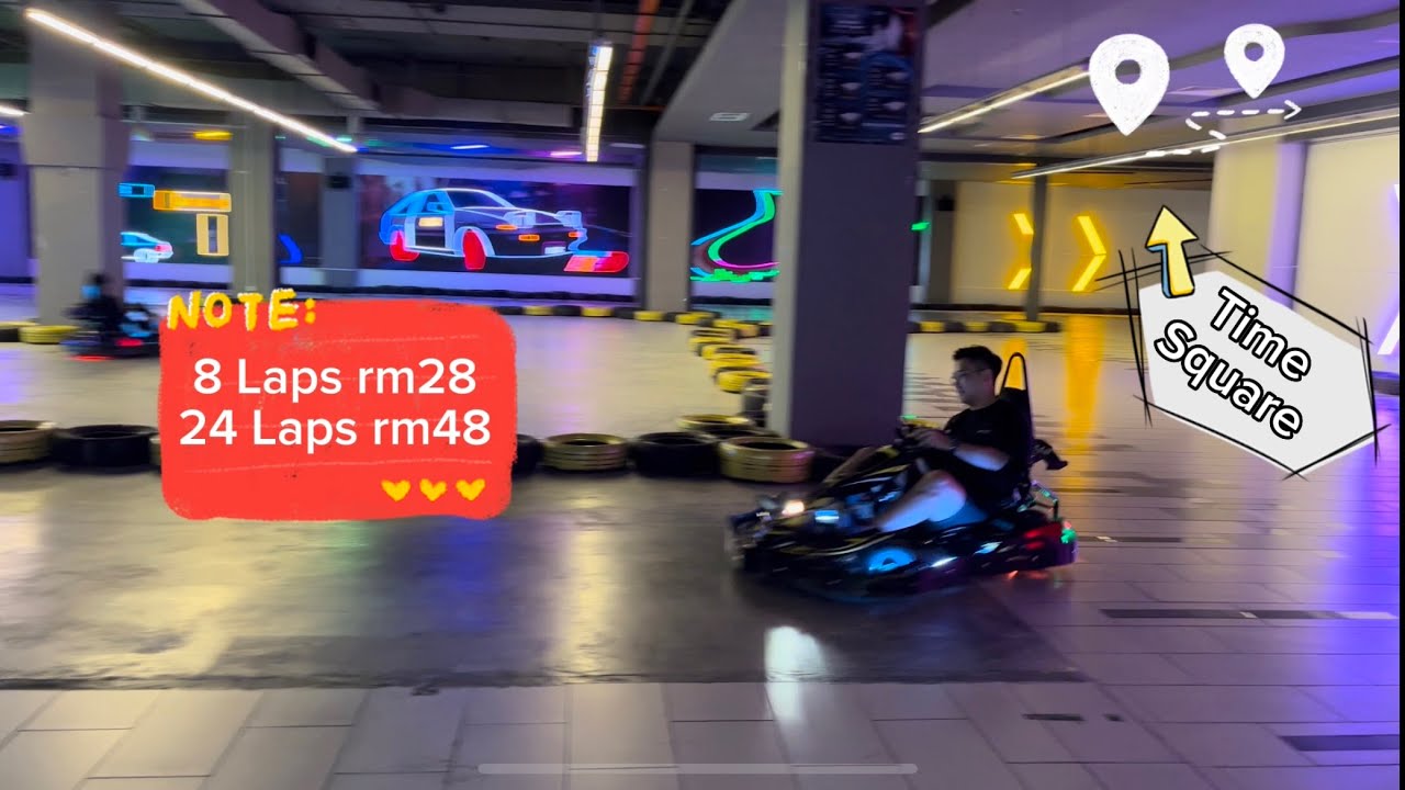 Mini Formula 1 Racing at Bukit Bintang Time Square - YouTube