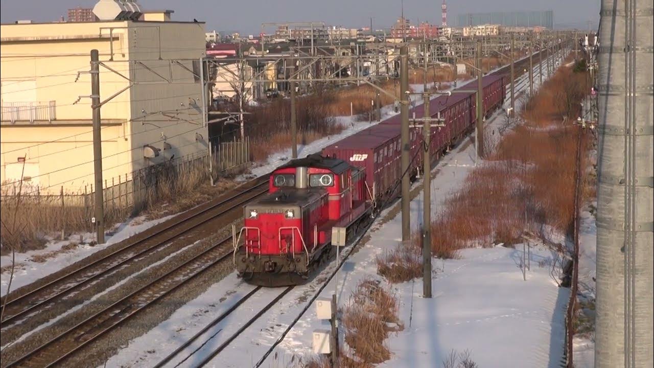 DD51 苫小牧王子貨物 (2013.2.16) - YouTube