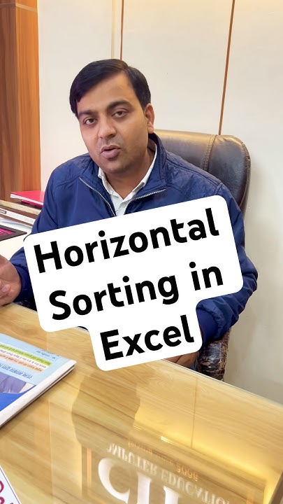 Horizontal Sorting in Excel #delhi #excel #delhishorts#viralvideo - YouTube