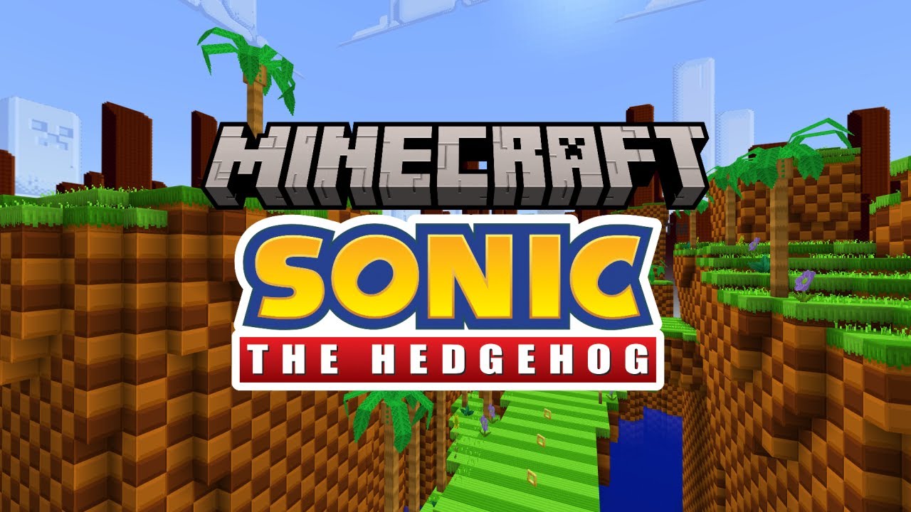 Minecraft Sonic the Hedgehog DLC Part 1: Exploring Green Hill Zone ...