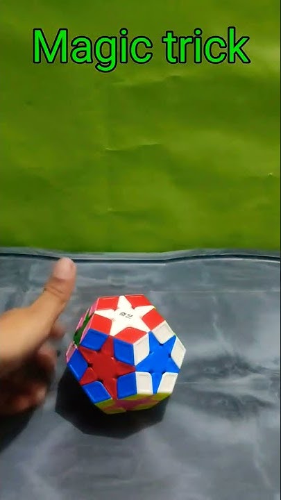 Hoe to make star pattern on megaminx cube with magic #shorts #cube # ...