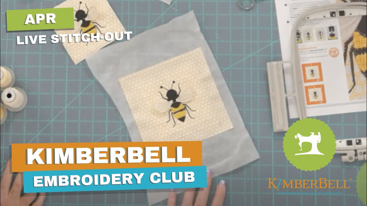 *LIVE* Kimberbell Embroidery Club April 2025 Mystery Wallflower Quilt ...