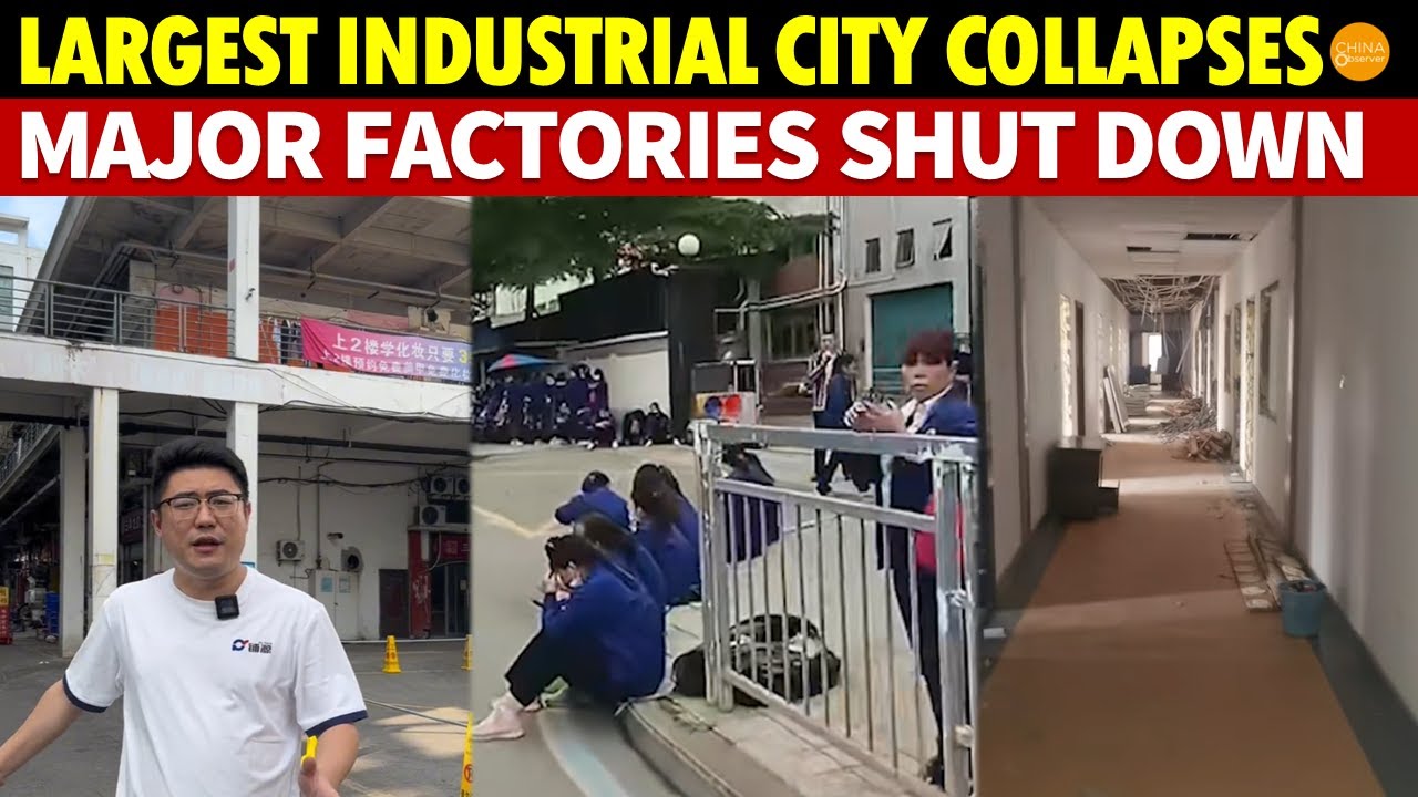 China’s Largest Industrial City Collapses! Major Factories in Suzhou ...