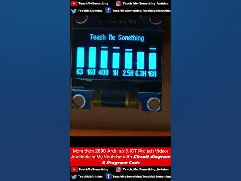 OLED Spectrum Analyser ESP32 Arduino UNO || ESP OLED || Arduino || IOT Projects - YouTube