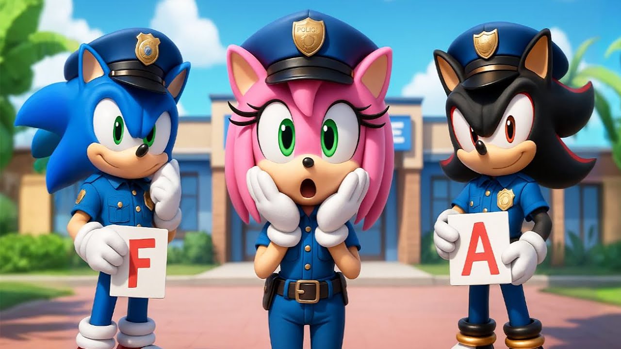 SONIC vs SHADOW Police Test?! Why Is AMY So Shocked? | Sonic The ...