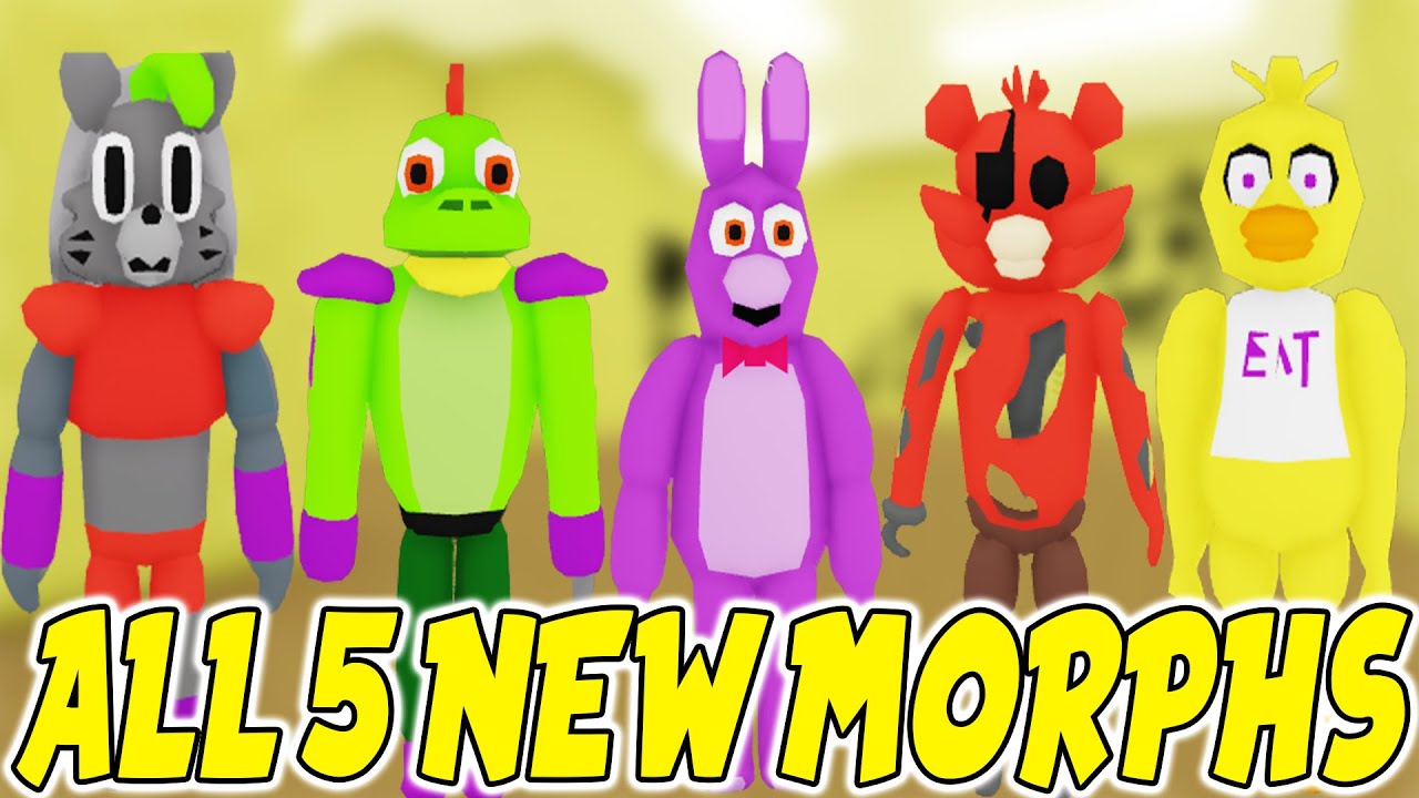 ALL 5 NEW MORPHS in Backrooms Morphs - ROBLOX - YouTube