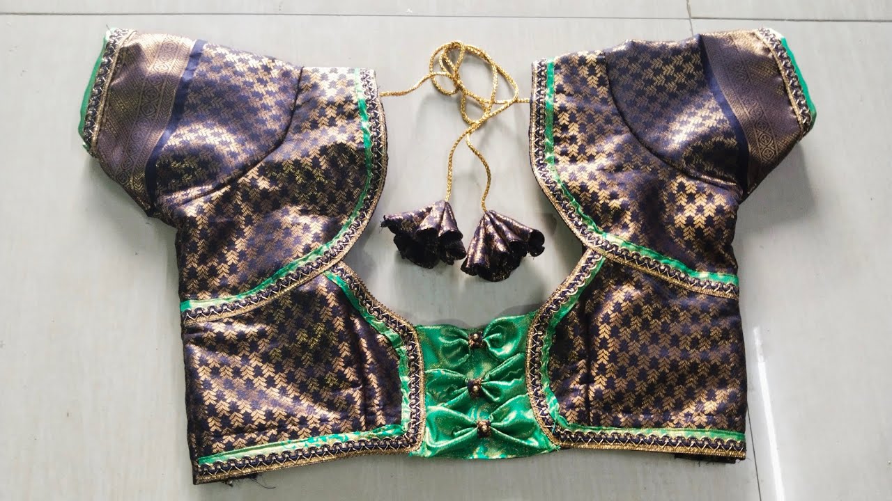 Simple blouse design stitching # Easy blouse design stitching - YouTube