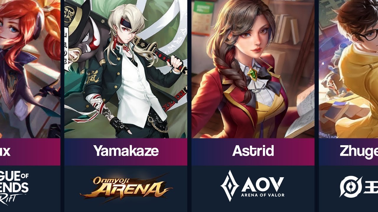 SCHOOL THEME SKIN ARTWORK | MLBB, AOV, KOG, LOL WR, ONMYOJI ARENA - YouTube