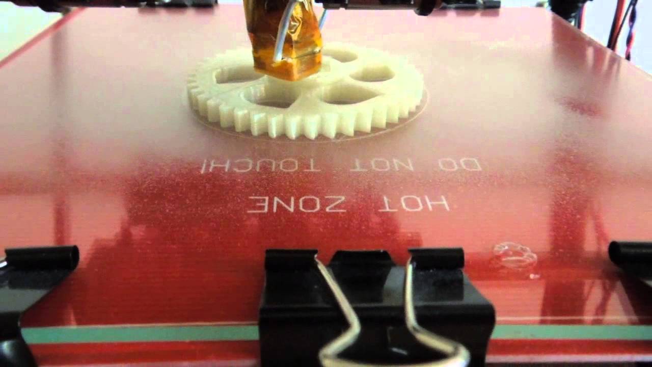 Reprap Prusa i2 - Large Gear - YouTube