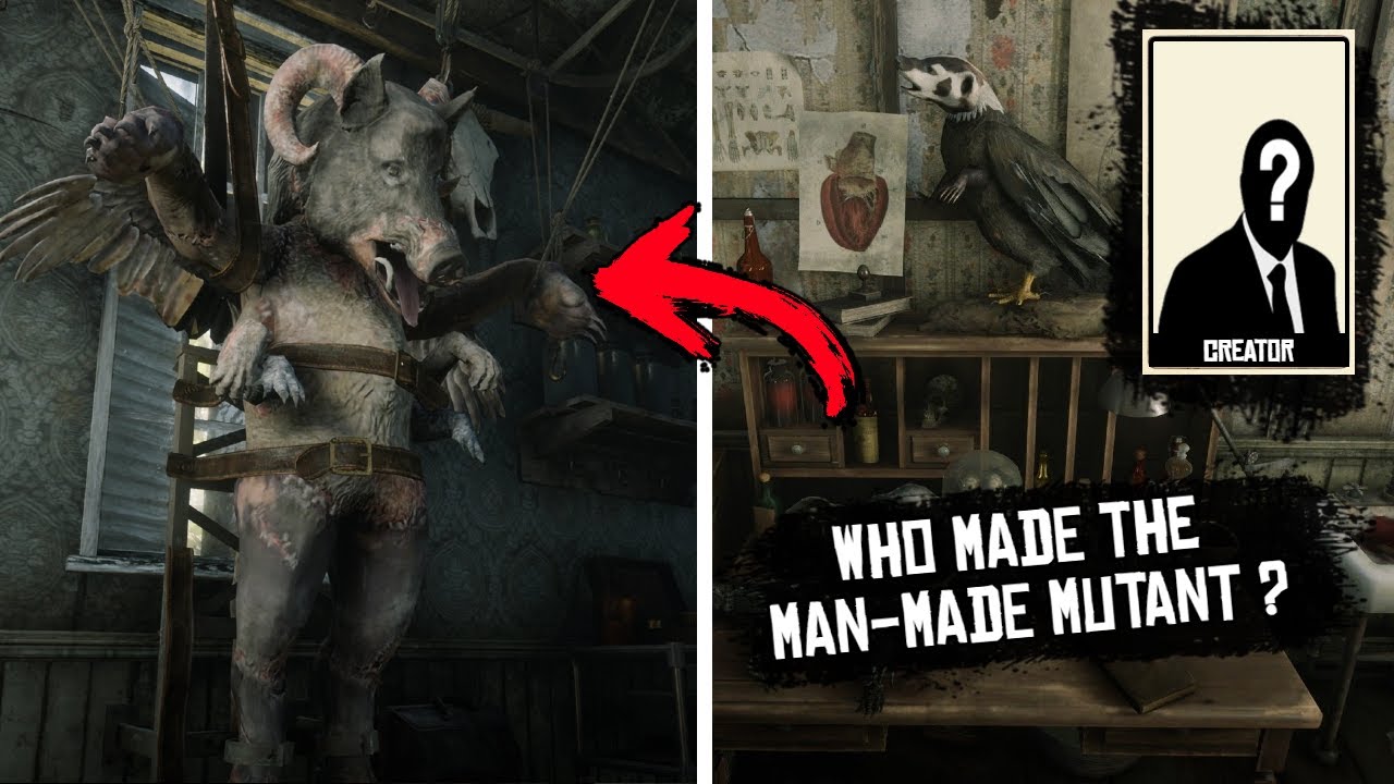 Red Dead Redemption 2 - Who made The Manmade Mutant - YouTube
