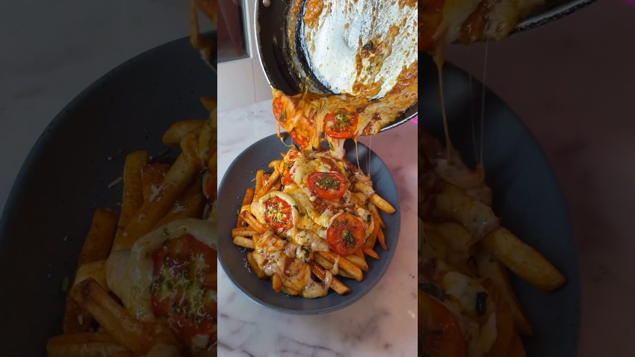 Super cheesy peri peri fries #shorts - YouTube