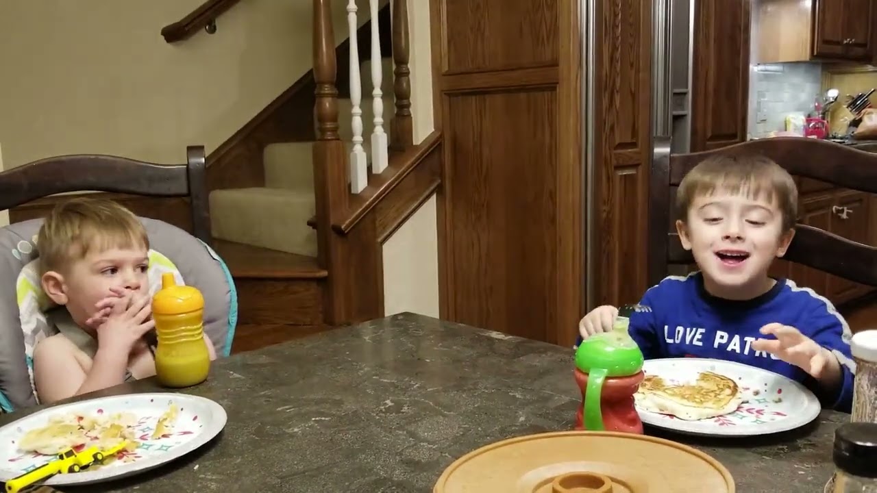 Naughty 2 Year Old Making Farting Noises on His Arm During Dinner - YouTube