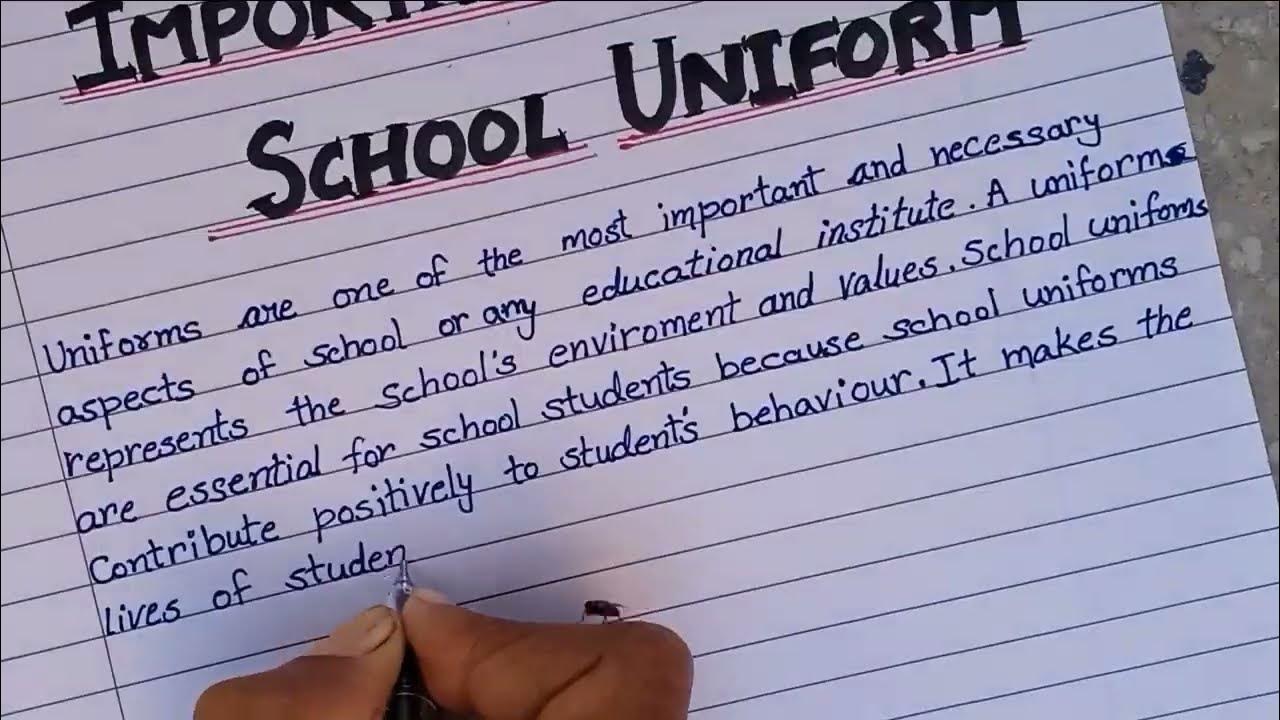 Essay On Importance Of School Uniform 200 250 Words Essay Writing essay-on-importance-of-school-uniform-200-250-words-essay-writing