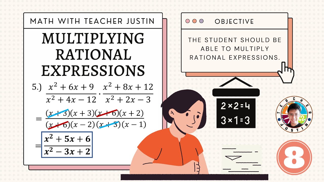 Multiplying Rational Expressions [Example 1-6] - YouTube