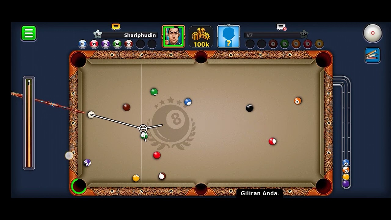 MENANG DENGAN CARA MUDAH BILYARD 8 BALL POOL - YouTube