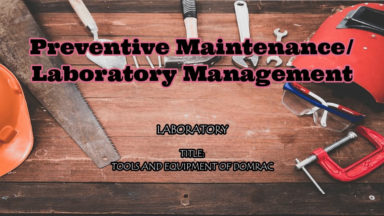 Preventive Maintenance/ Laboratory Management Lab 1 - YouTube