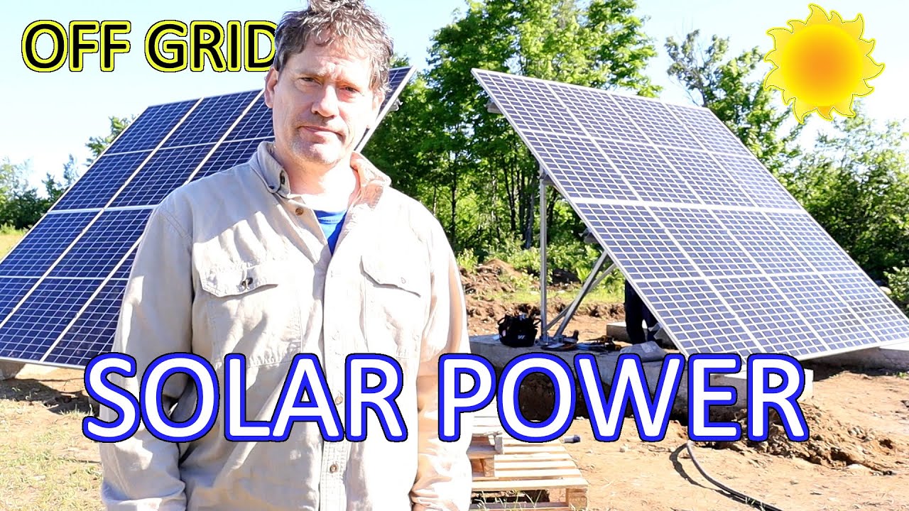We Installed a Solar Power System for an Off Grid Cabin - YouTube