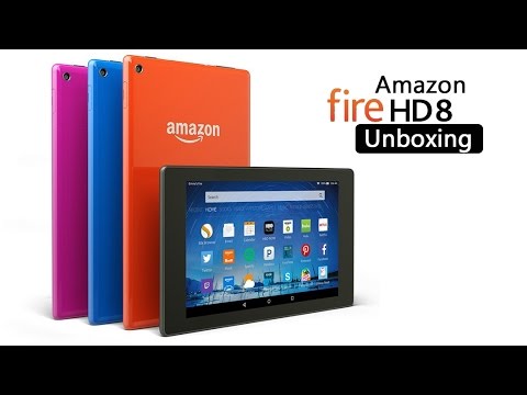Amazon Fire HD8 Tablet (2016) Unboxing | H2TechVideos - YouTube
