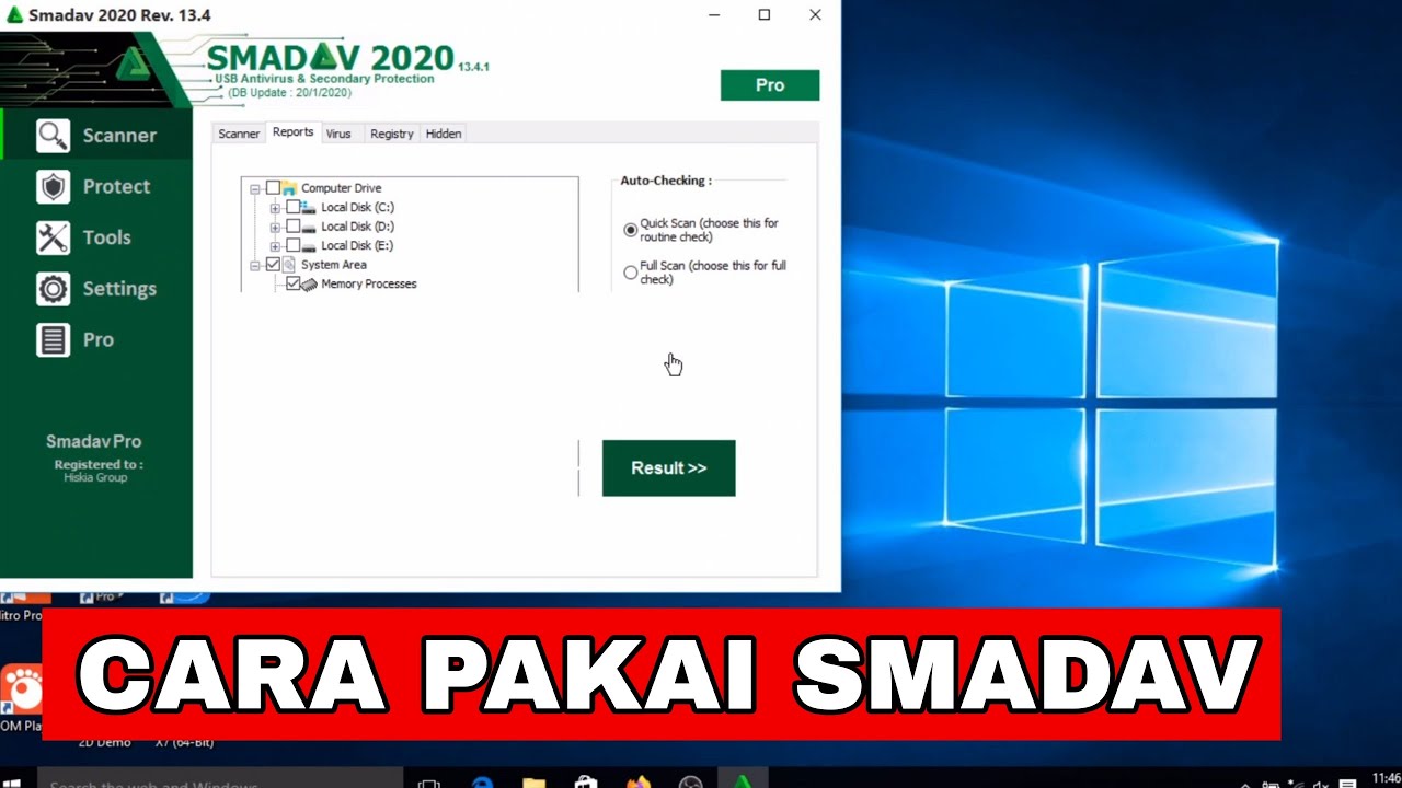 Cara non aktifkan anti virus Smadav | tutorial 2021 - YouTube