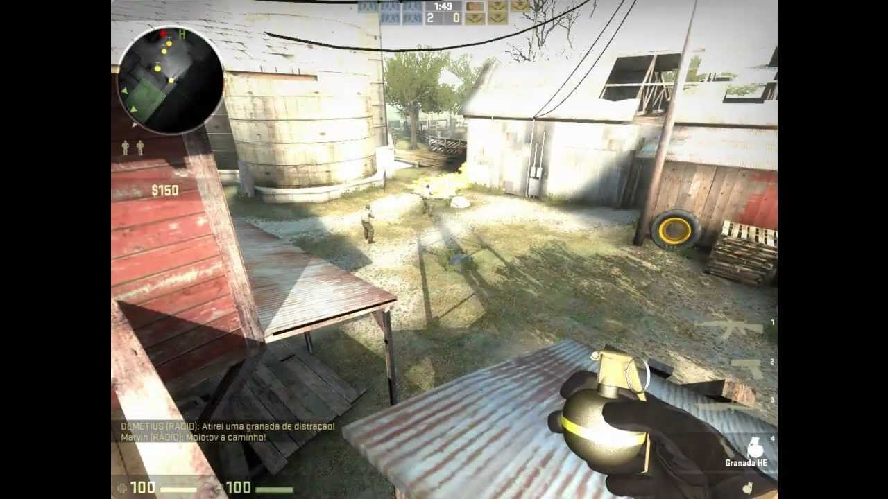 CS GO Mapa CS_MILITIA GAMEPLAY - YouTube