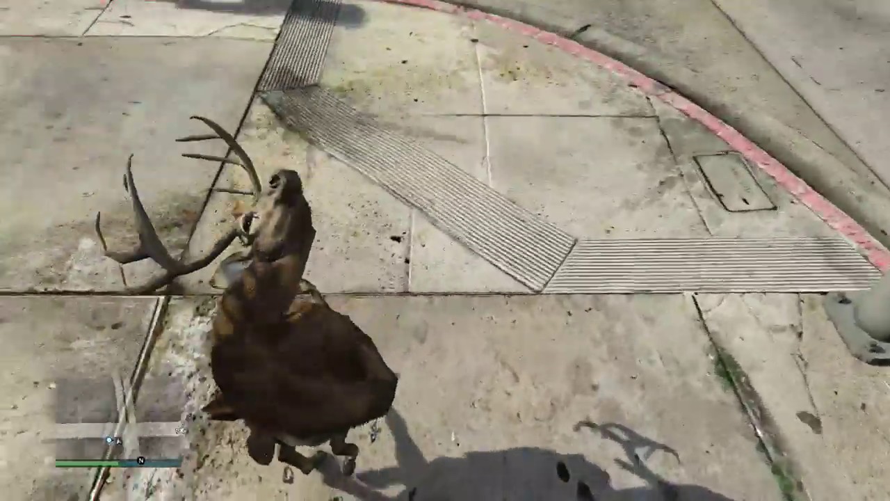 Scary Deer Glitch in GTA 5 Online - YouTube