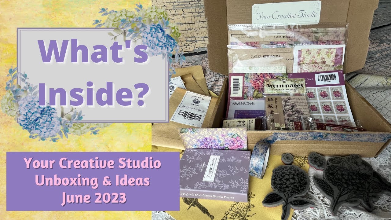 Your Creative Studio Unboxing & Ideas: June 2023 - YouTube