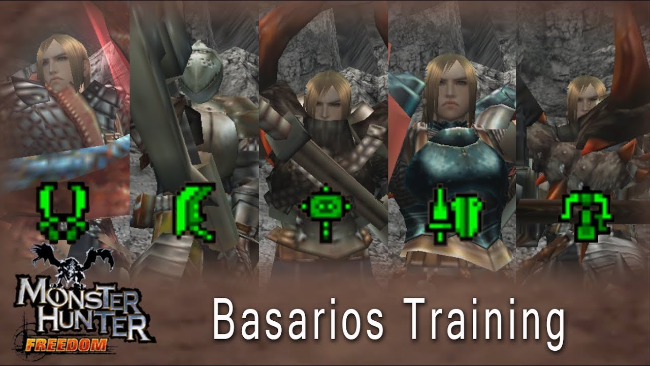 MHF1 #27: Basarios Training (All Weapons) - YouTube