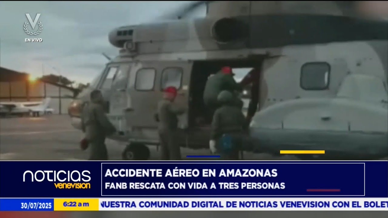 Rescate en Amazonas: FANB encuentra vivos a tres de los diez ocupantes ...