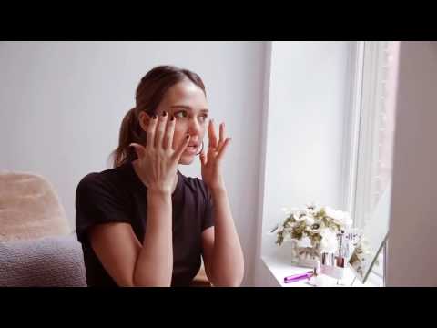 Jessica Alba Features the Bright Eye Firming Mask - YouTube