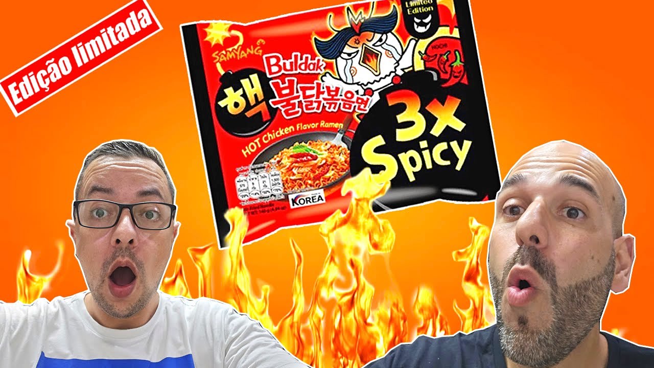 PROVAMOS O MIOJO KOREANO MAIS APIMENTADO DO MUNDO - DESAFIO DOS IRMÃOS ...