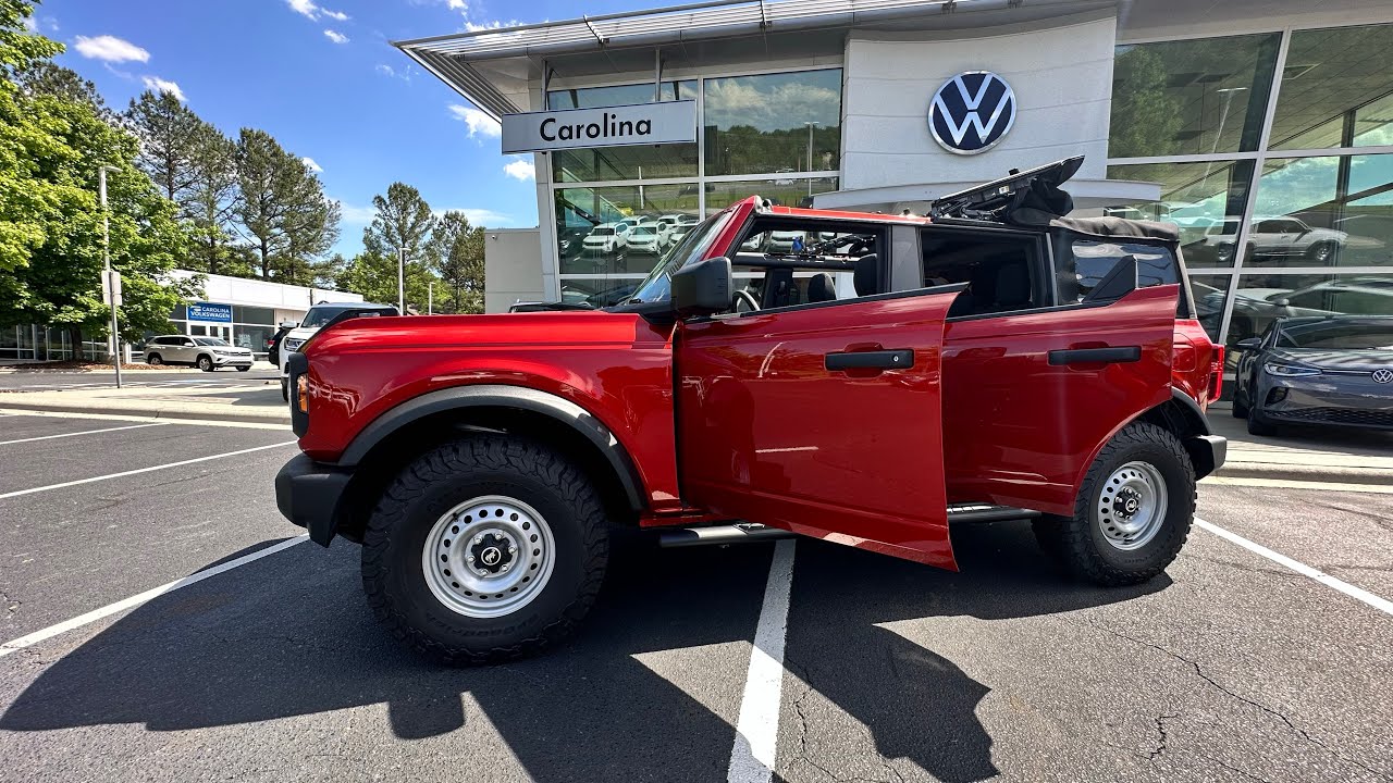 2022 Ford Bronco Base walk around video - YouTube
